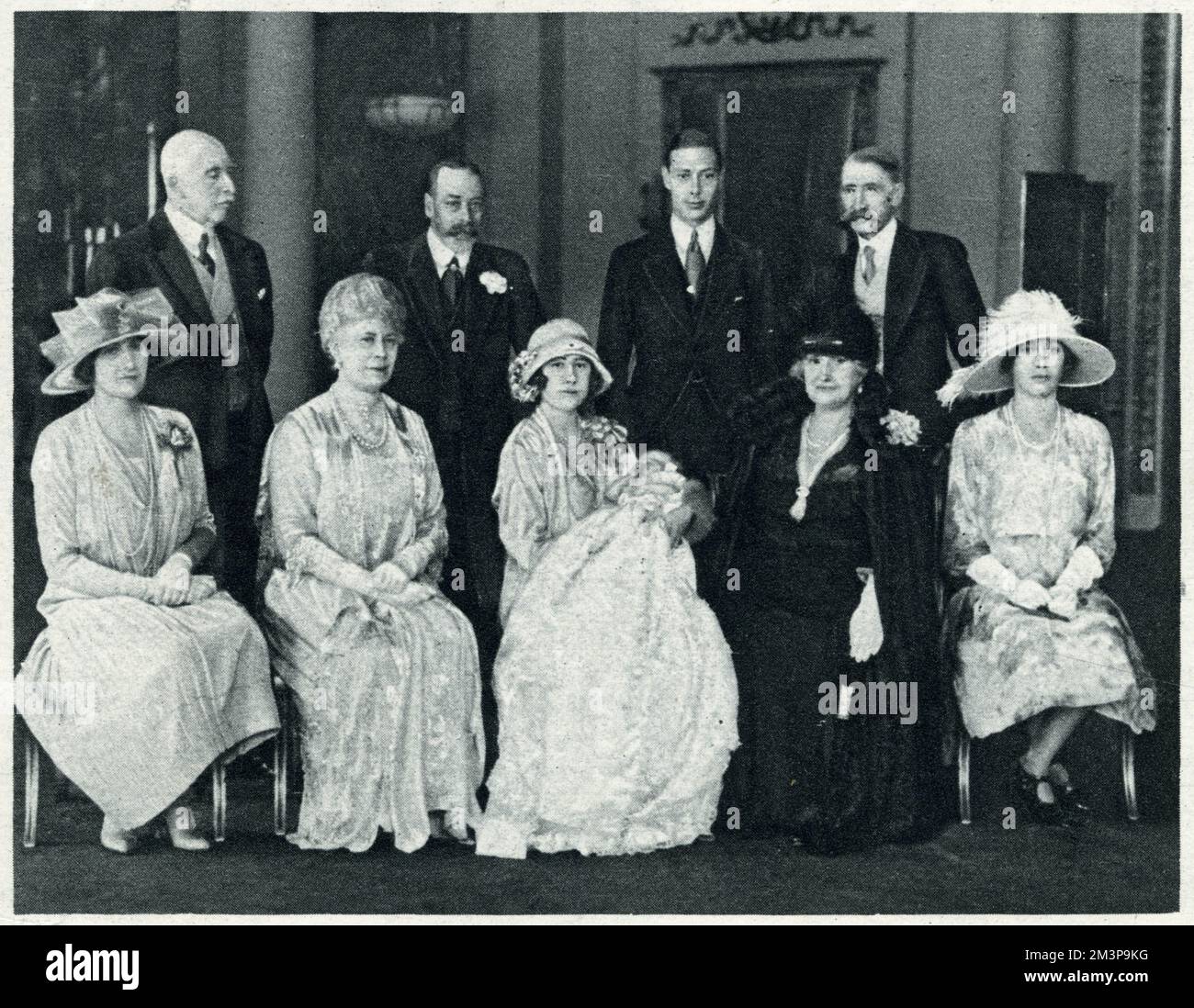 Royal photograph after Princess Elizabeth's Christening Stock Photo - Alamy