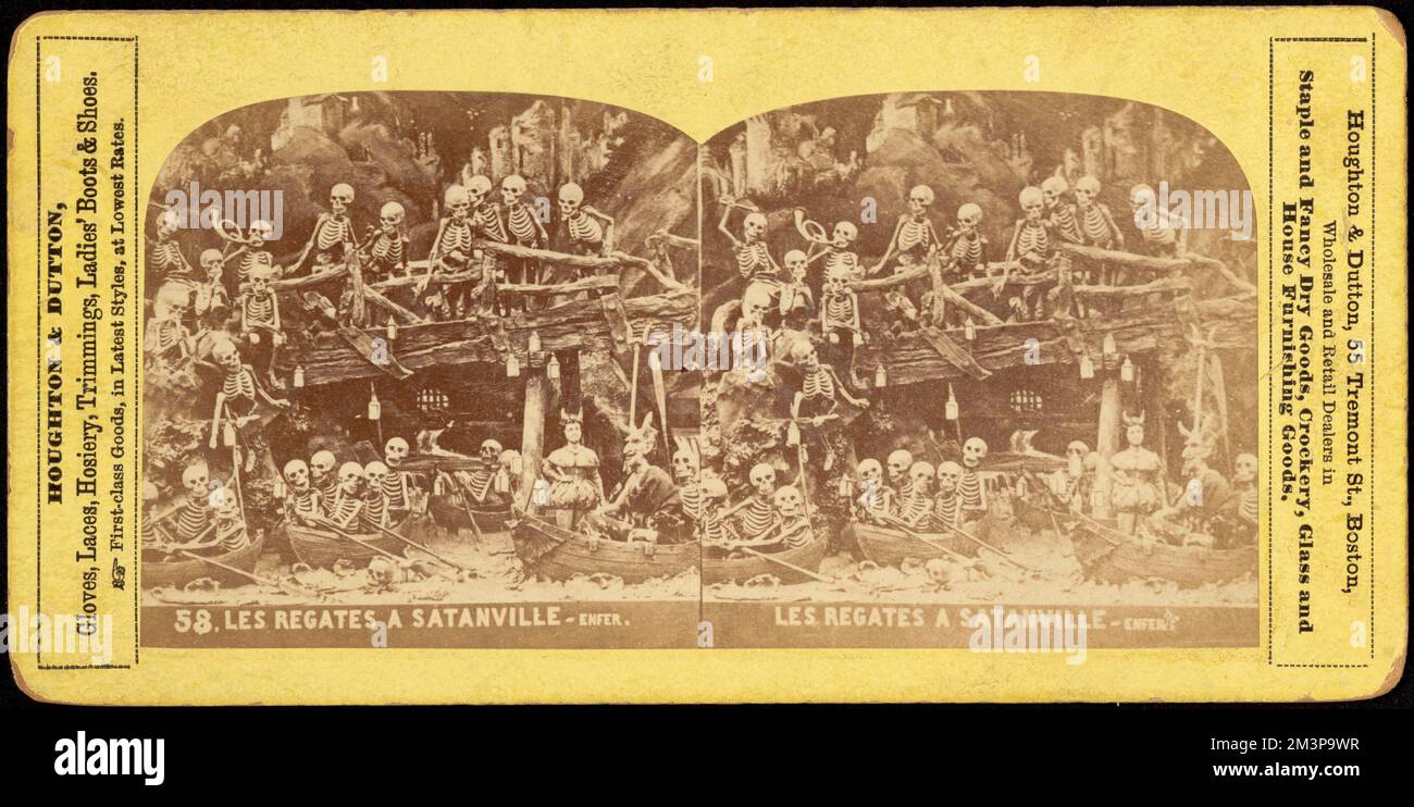 Les regates a satanville - enfer , Boats, Rivers, Bridges, Demons ...