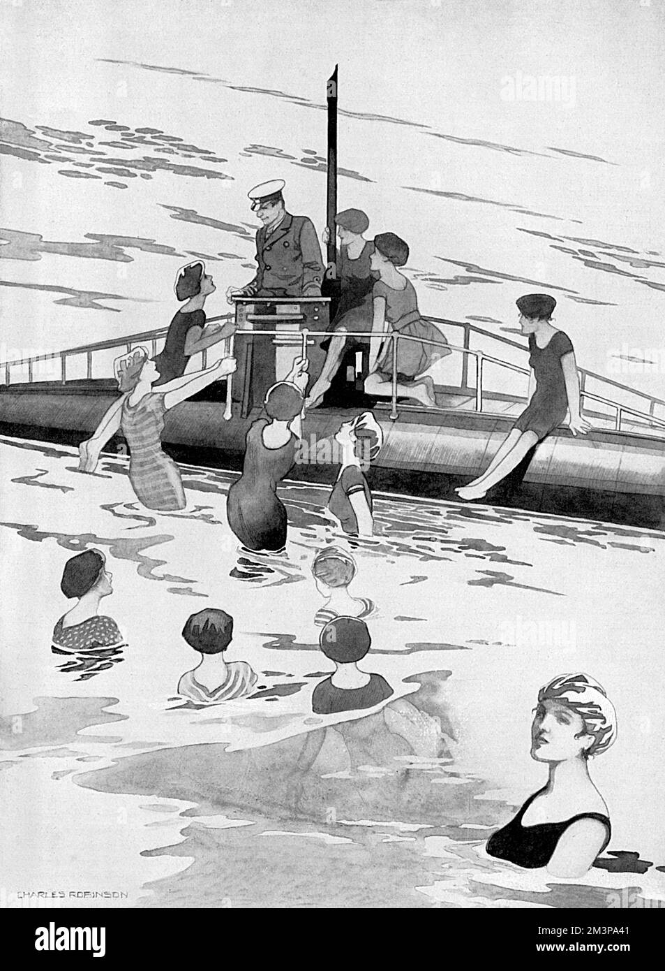 Our Wide-Awake Navy by Charles Robinson, WW1 Stock Photo - Alamy