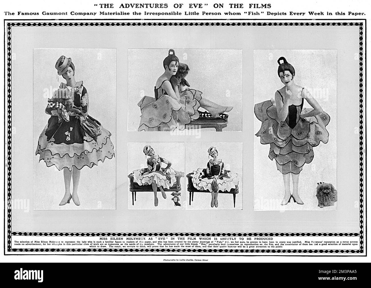 Eileen Molyneux as Eve from The Tatler on film Stock Photo - Alamy