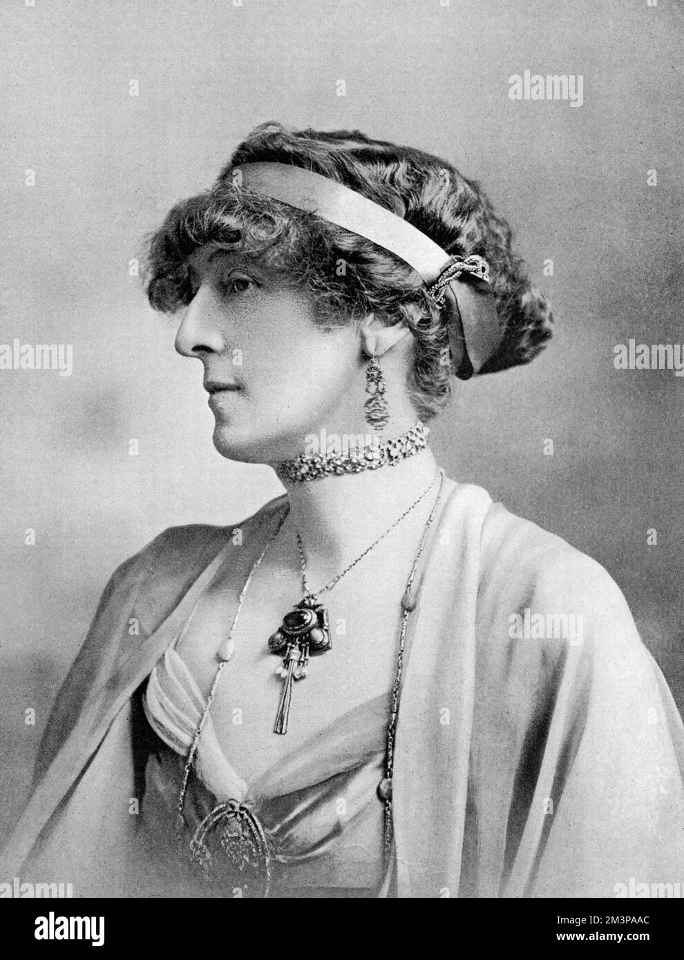 Lady Hamilton, wife of General Sir Ian Hamilton Stock Photo - Alamy