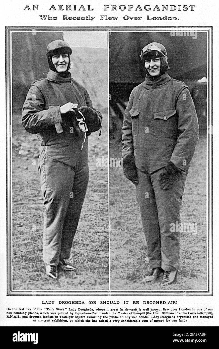 Lady Drogheda - An Aerial Propagandist Stock Photo - Alamy