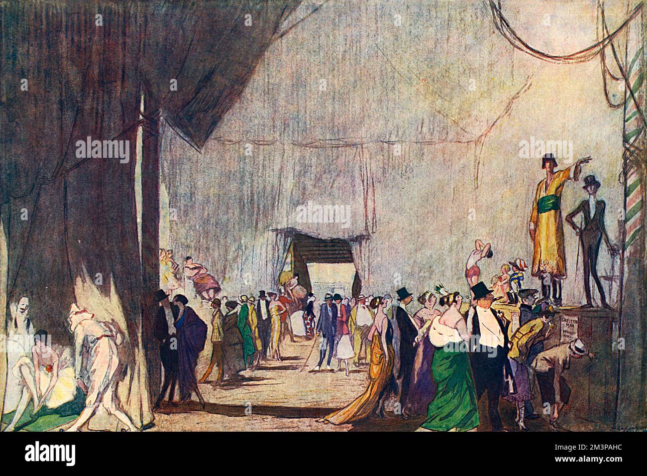 The Freaks at the New Theatre by Claude Shepperson, 1918 Stock Photo ...