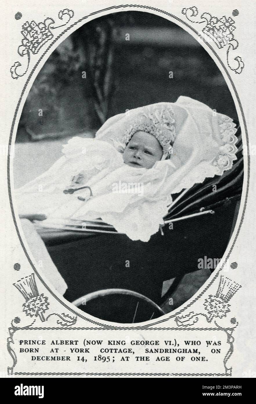 Prince Albert later George VI as a baby Stock Photo - Alamy