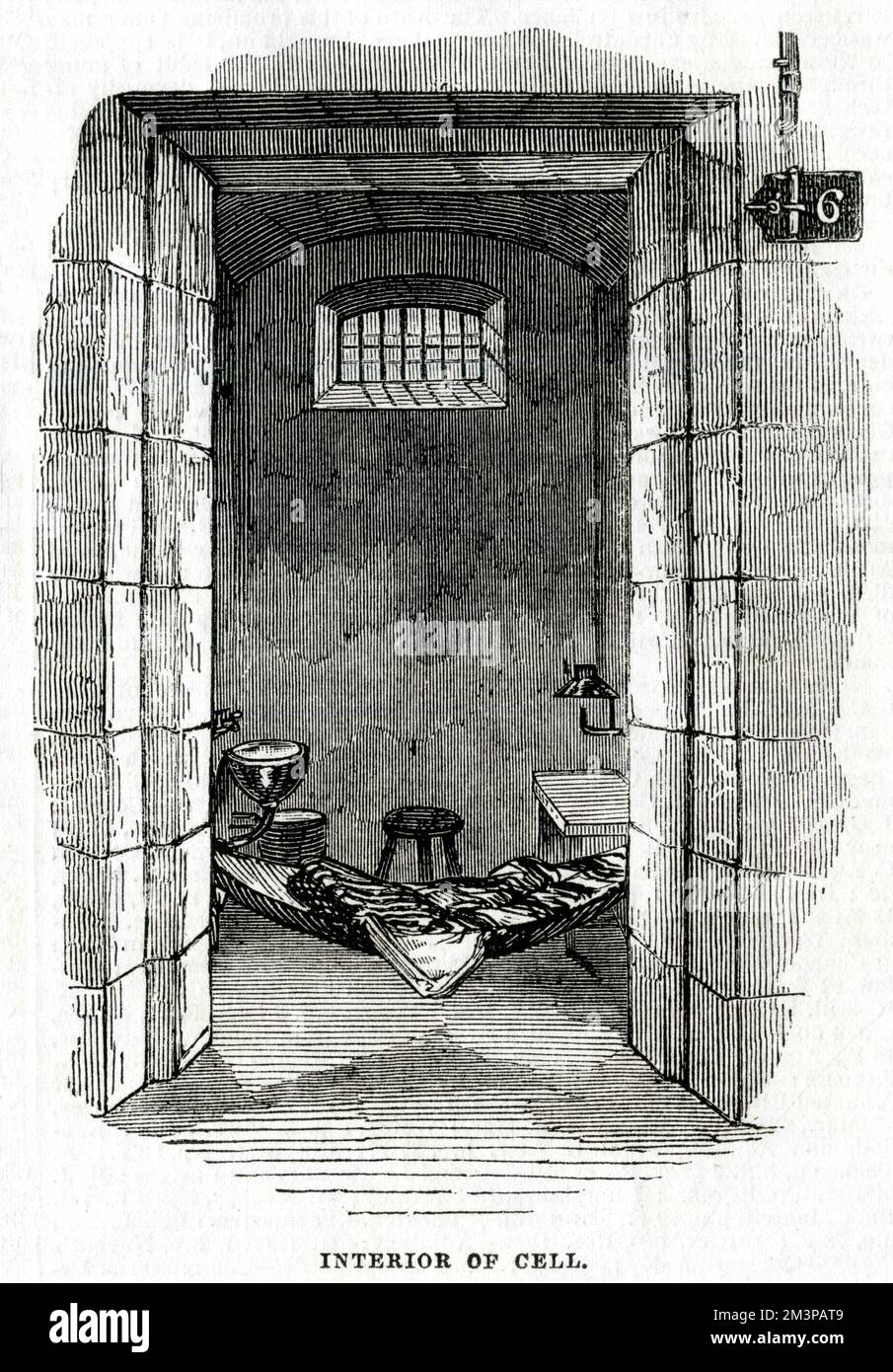 Prison cell interior Cut Out Stock Images & Pictures - Alamy