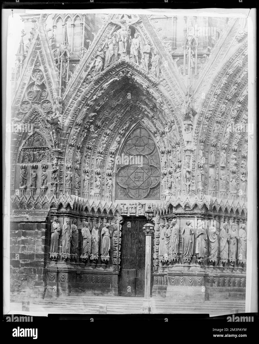 Reims, France, Reims Cathedral, exterior detail, door , Cathedrals ...