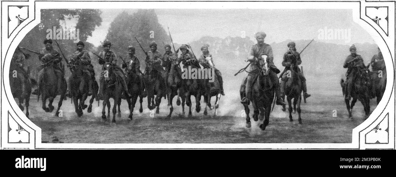 Indian cavalry during World War I Stock Photo - Alamy