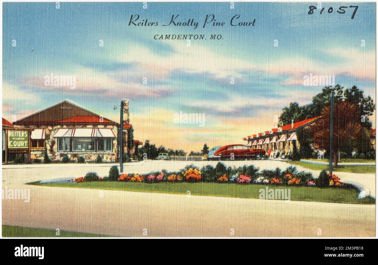Reiters Knotty Pine Court Camdenton Mo Motels Tichnor Brothers
