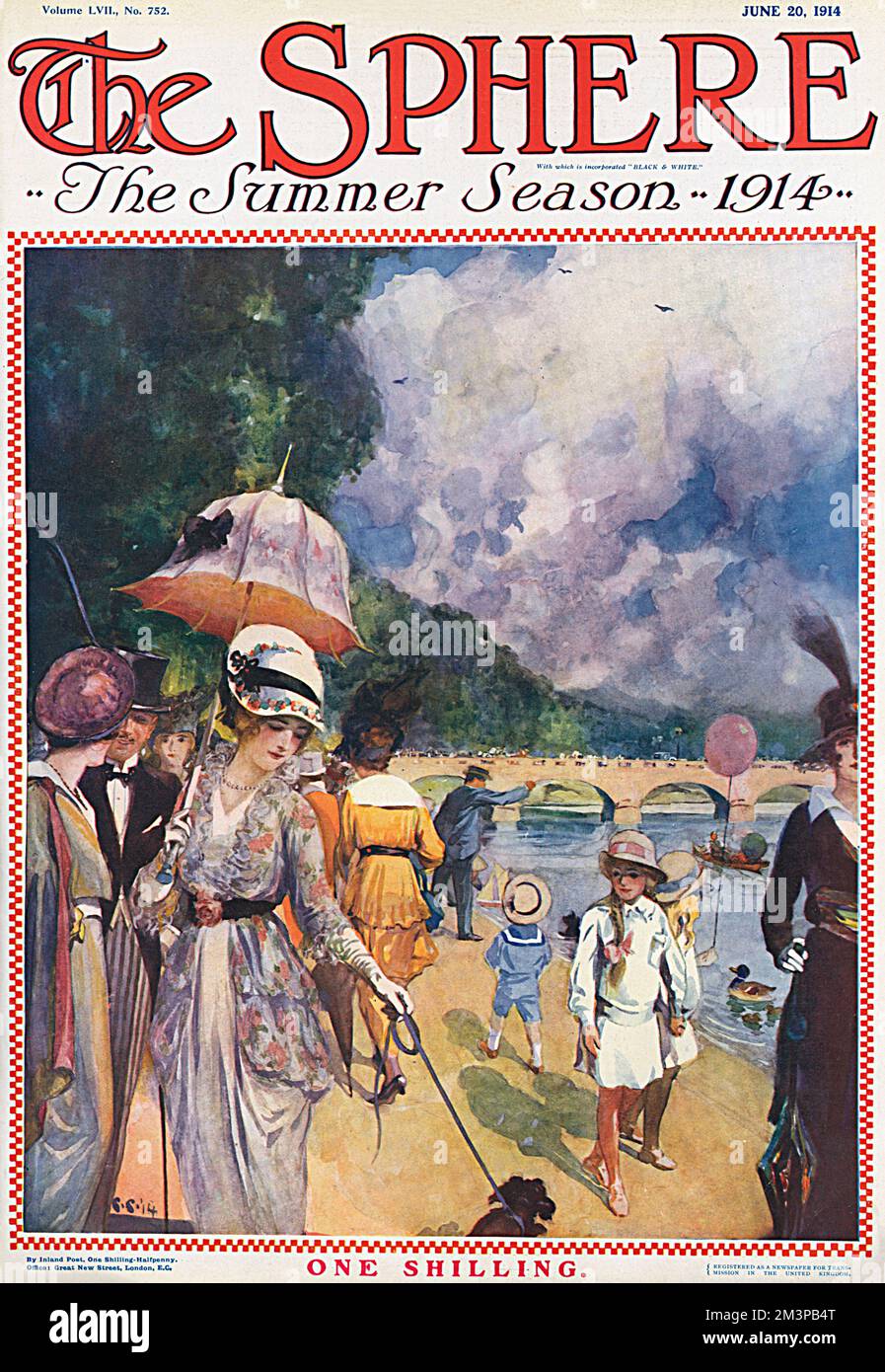 Sphere front cover - London Season 1914 Stock Photo - Alamy