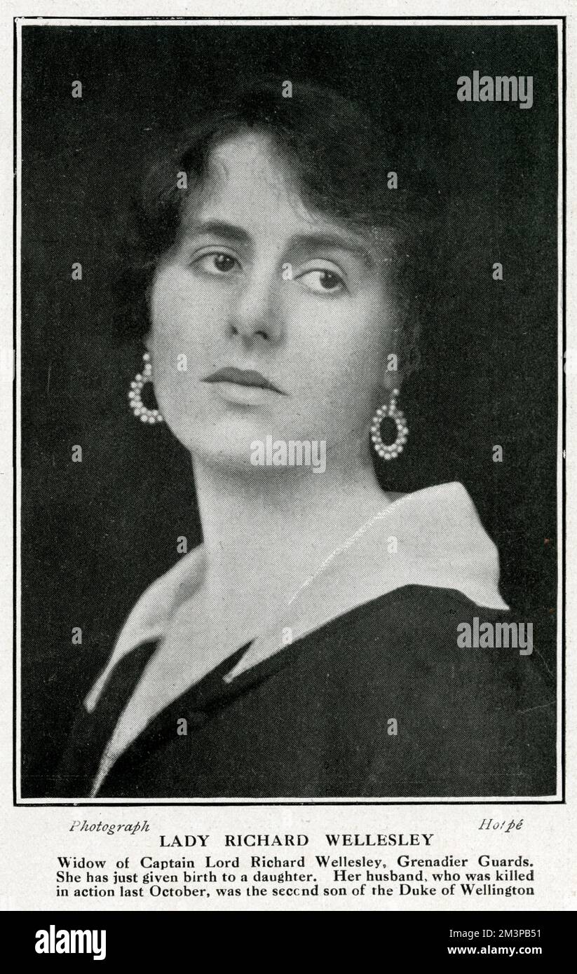 Lady Richard Wellesley, 1915 Stock Photo - Alamy