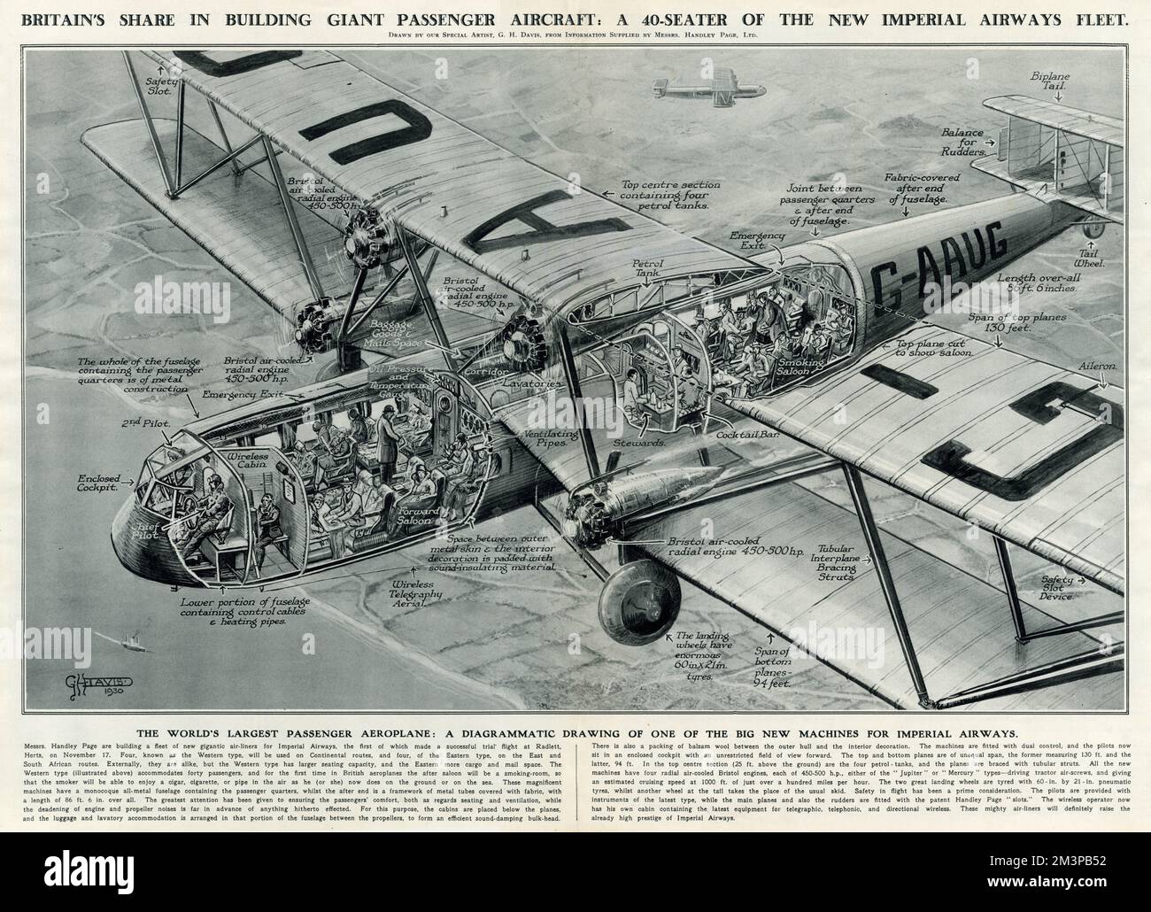 Cutaway drawing aircraft hi-res stock photography and images - Alamy