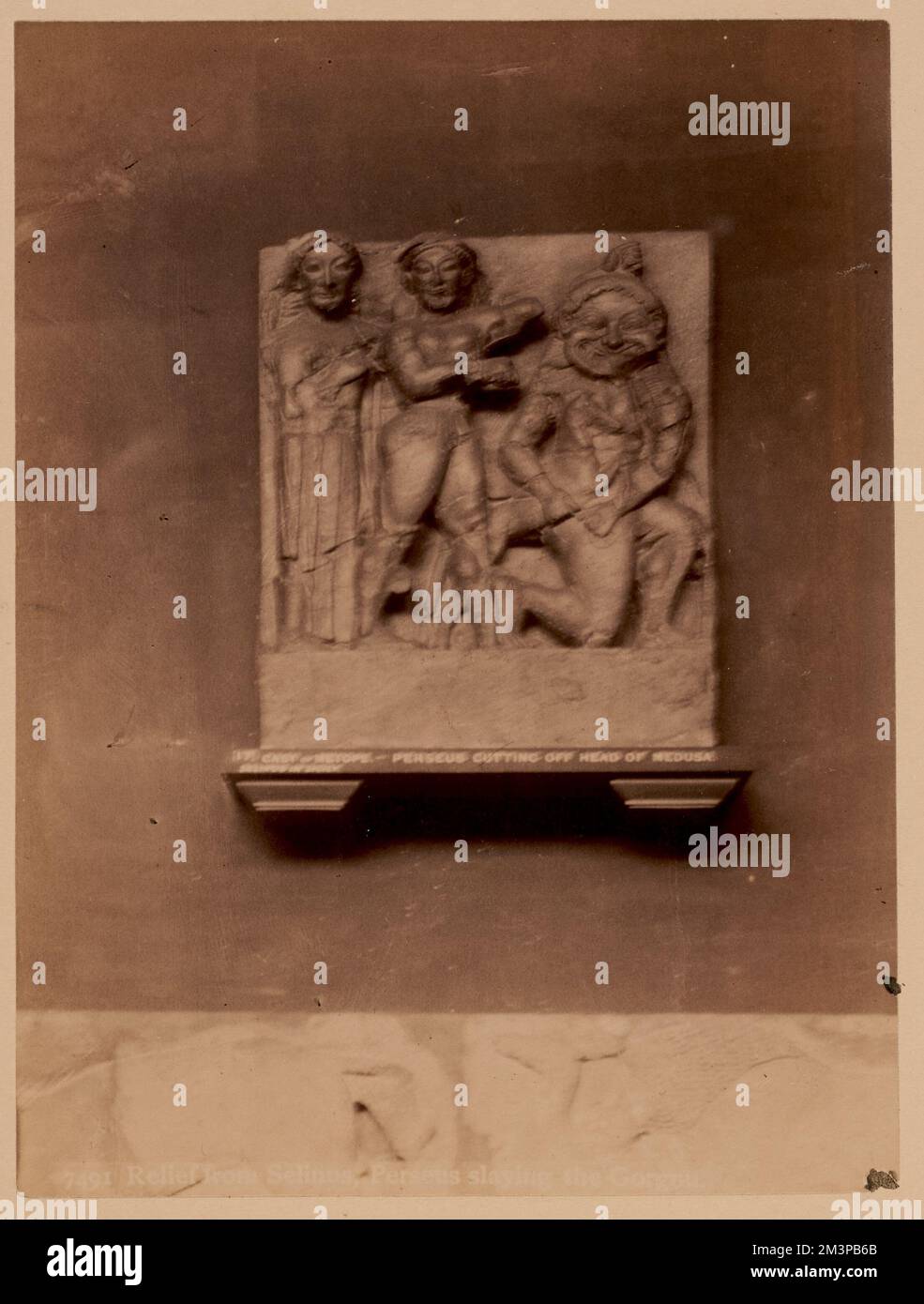 Relief from Selinus, Perseus slaying the gorgon , Antiquities, Bas ...