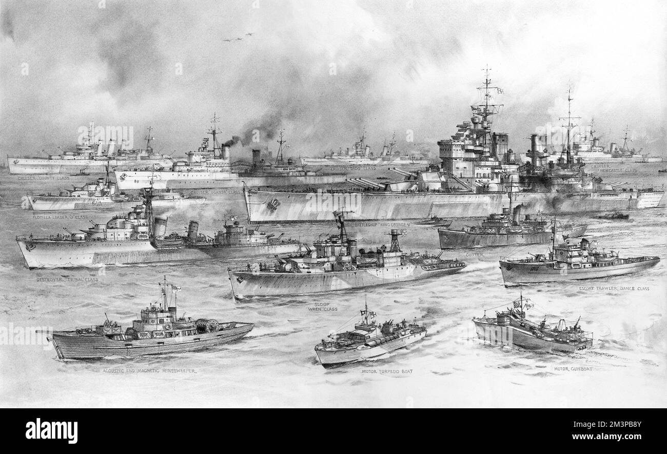 Royal navy ship ww2 hi-res stock photography and images - Alamy