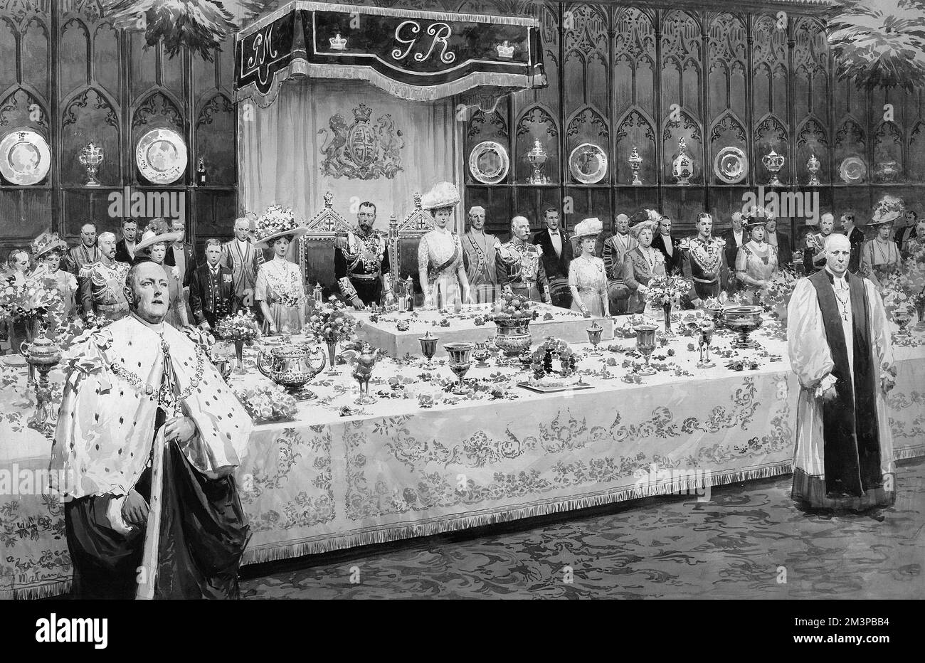 Crown king queen royal Black and White Stock Photos & Images - Alamy