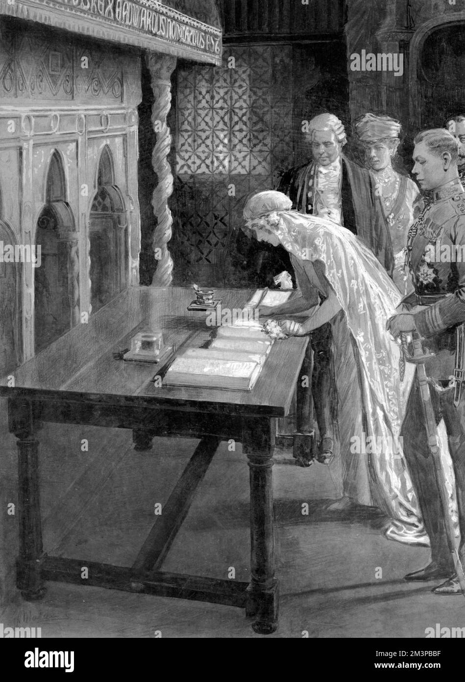 Duke and duchess of york 1923 Black and White Stock Photos & Images - Alamy