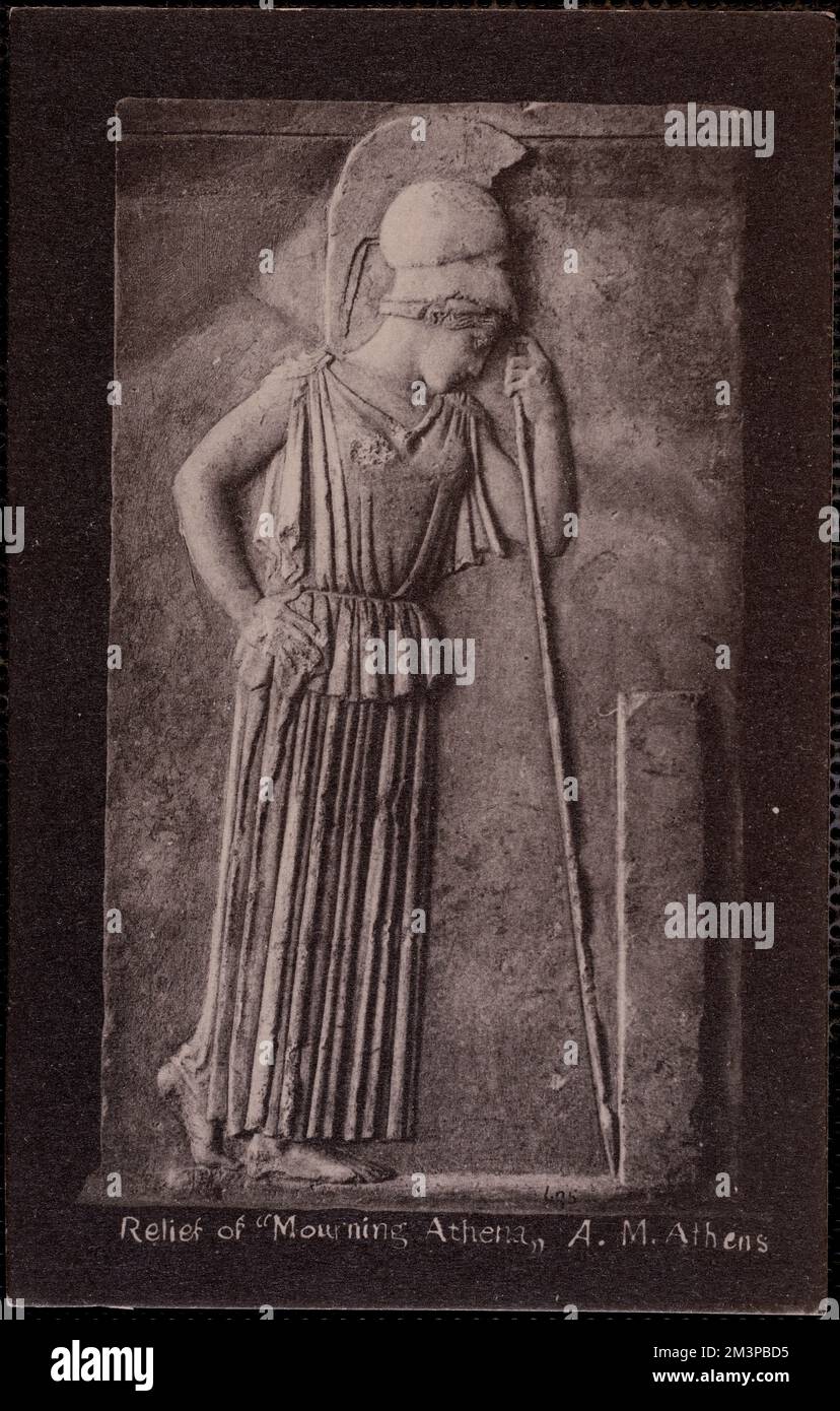 Relief of 'Mourning Athena' A. M. Athens , Bas-reliefs, Antiquities ...