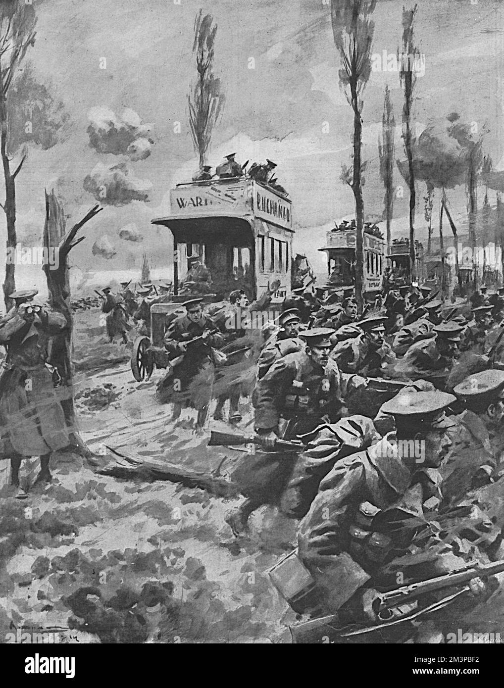 The London Motor Bus at the Front, WW1 Stock Photo - Alamy