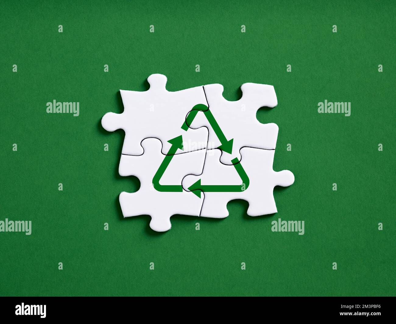 Global efforts for recycling and environmental conservation concept ...