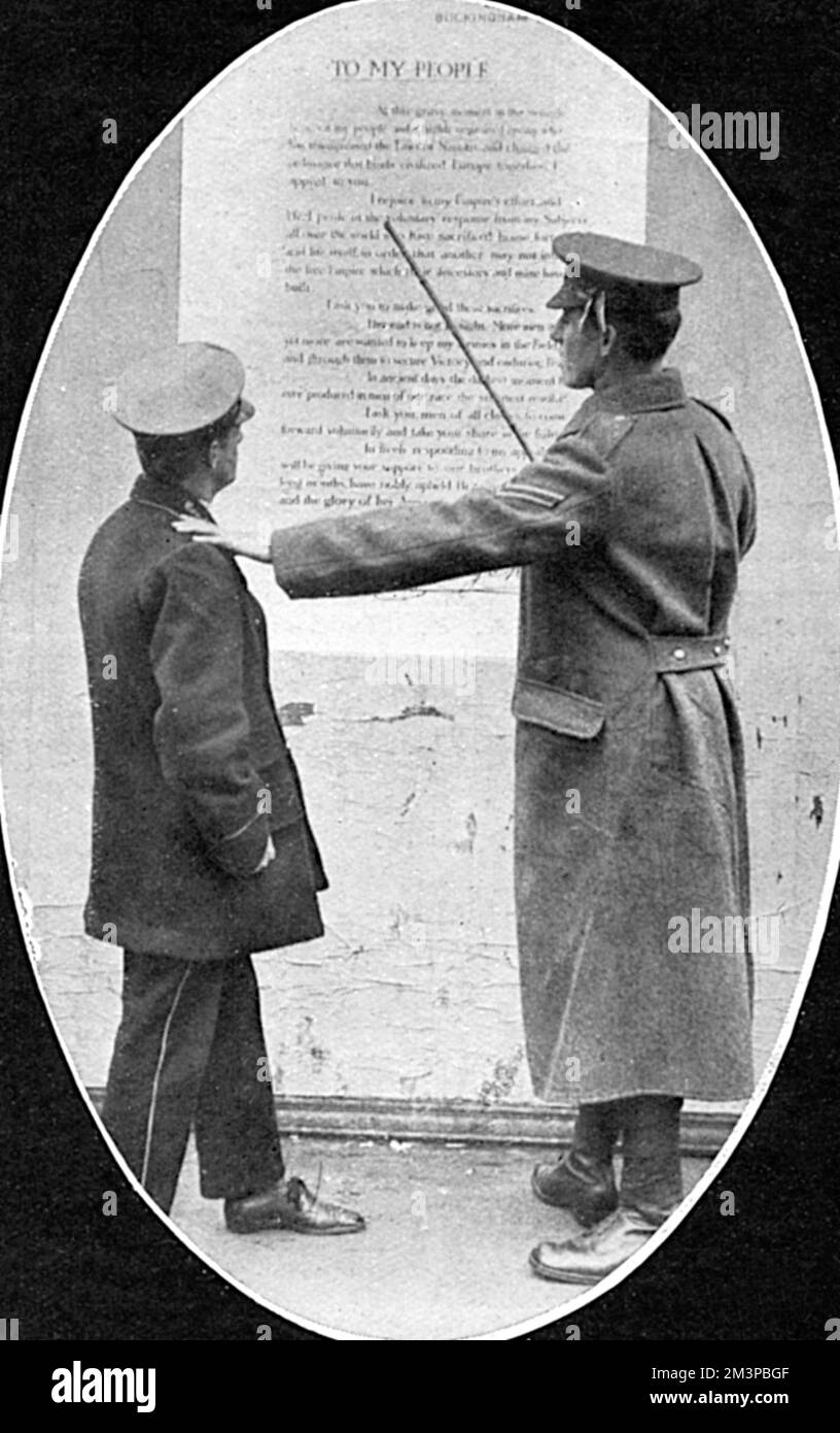 Recruitment during WW1 Stock Photo - Alamy