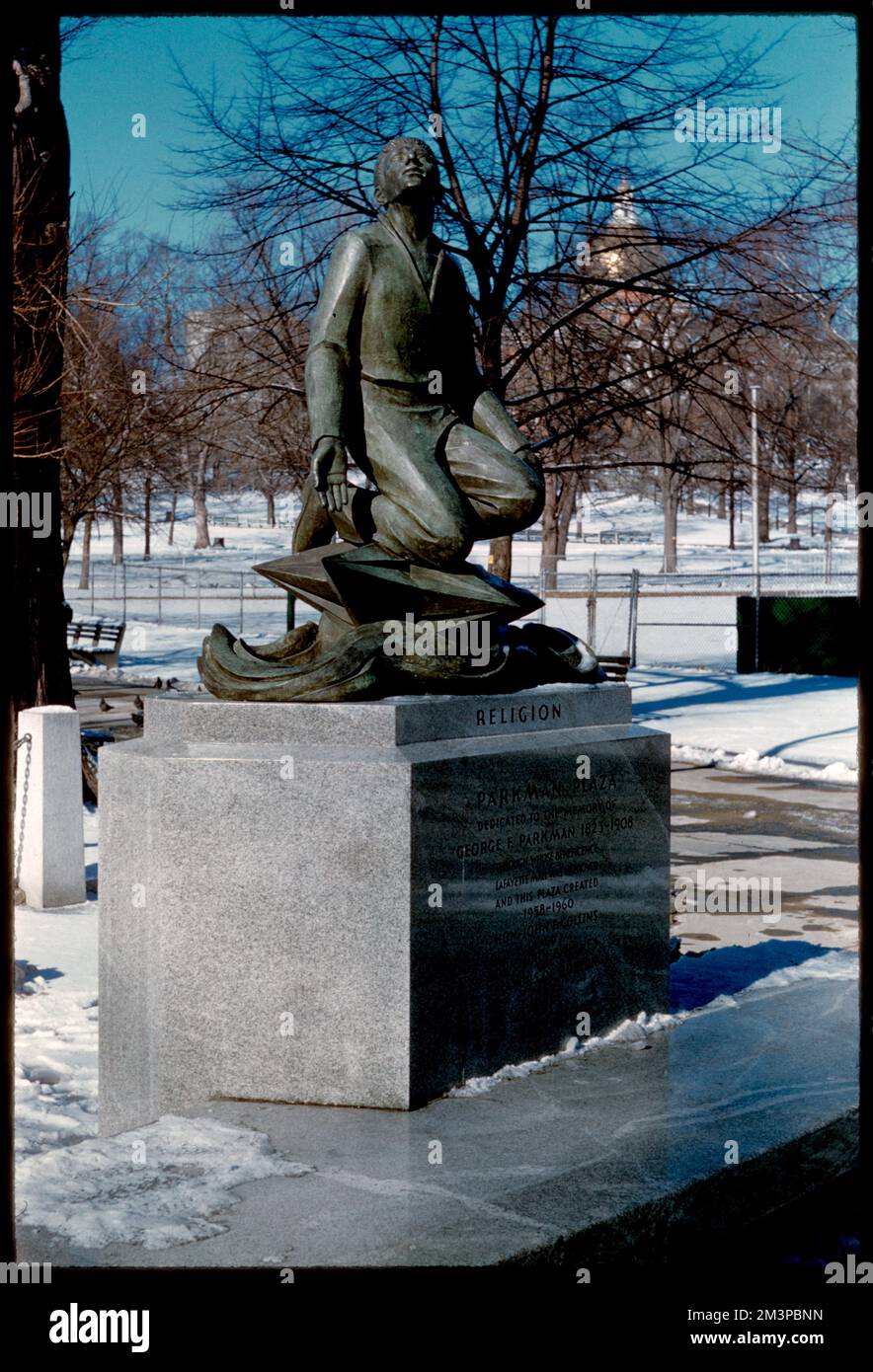 Religion statue, Boston Common , Sculpture. Edmund L. Mitchell ...