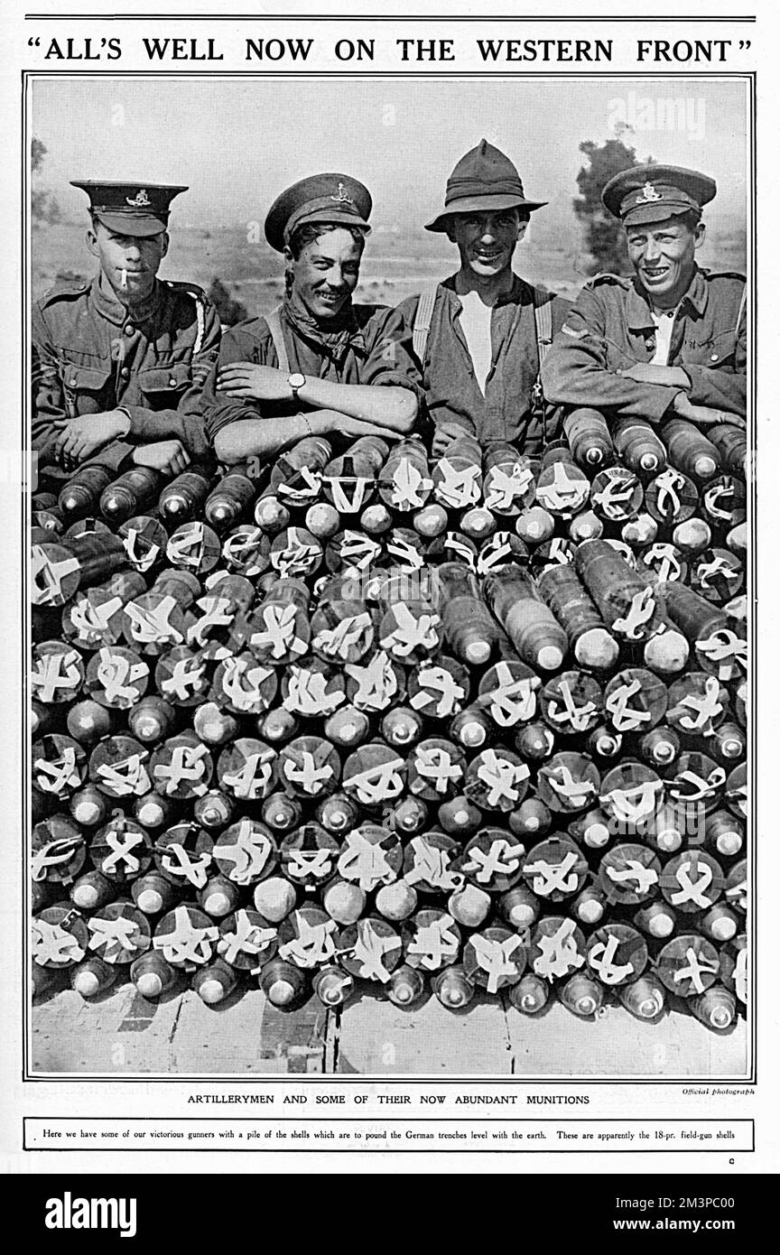 Artillery shells world war hi-res stock photography and images - Alamy