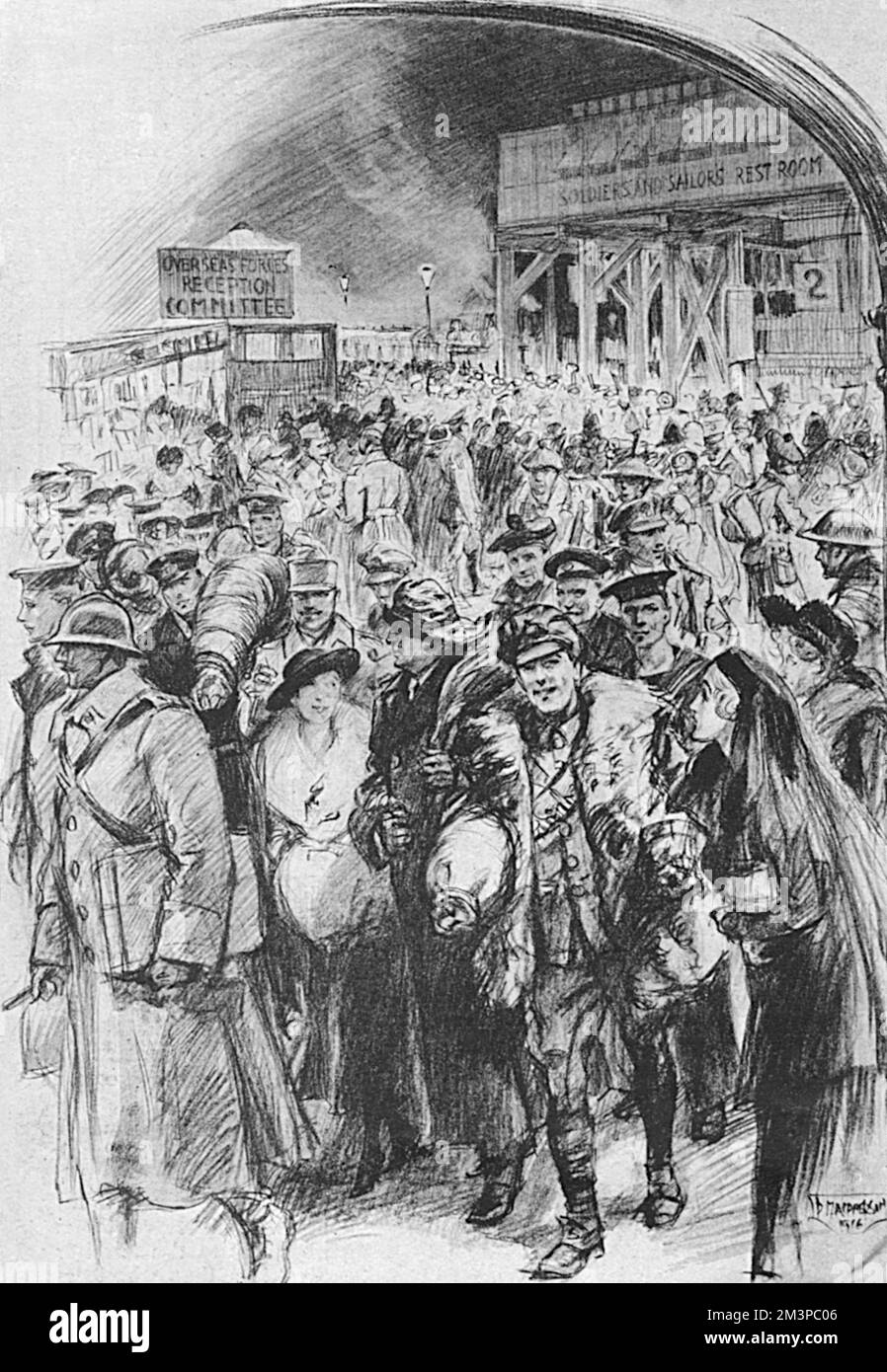 To the front by train during world war i hi-res stock photography and ...