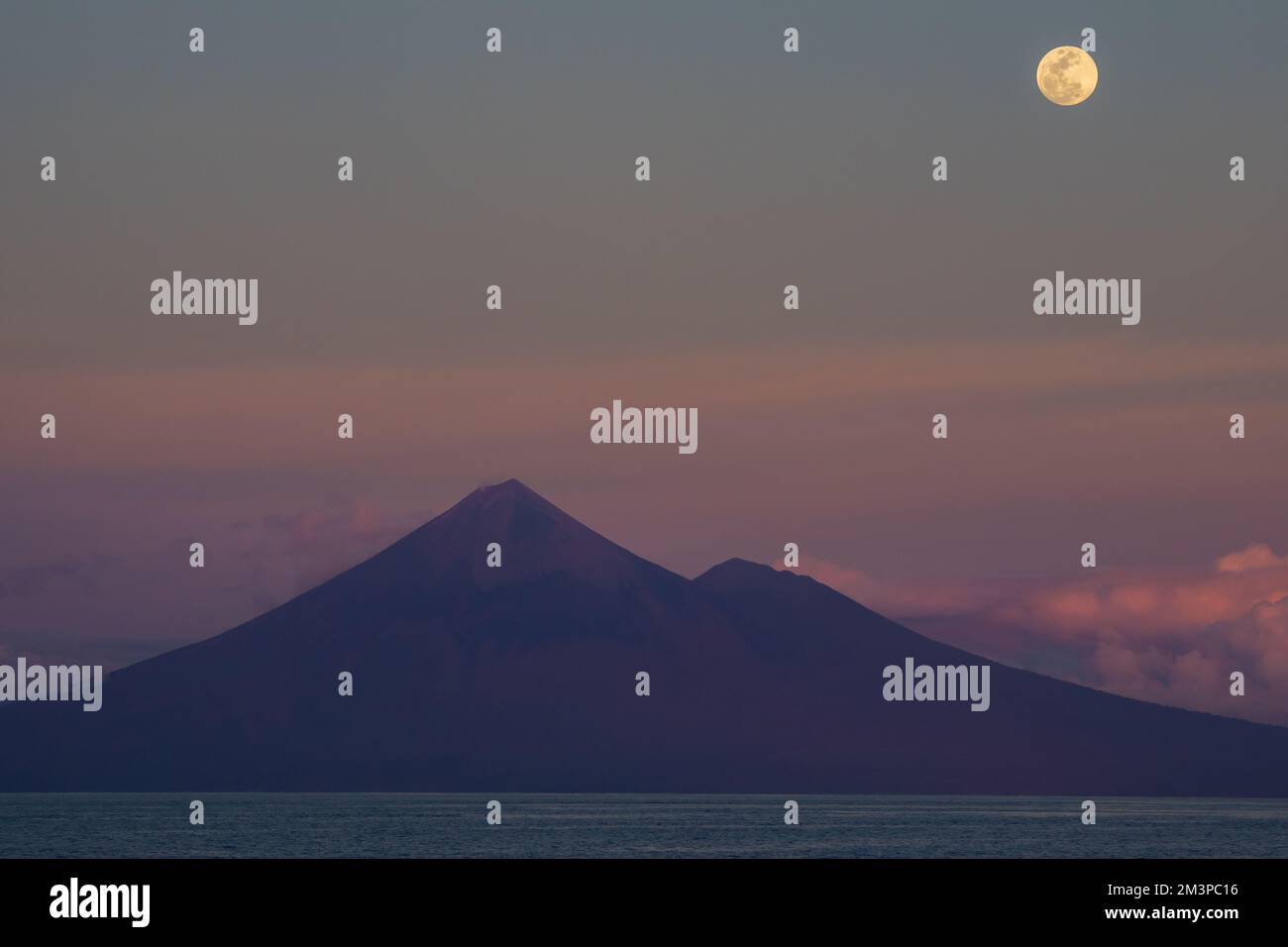 Giant Volcano in Papua New Guinea - Ring of fire large Volcano in the ...