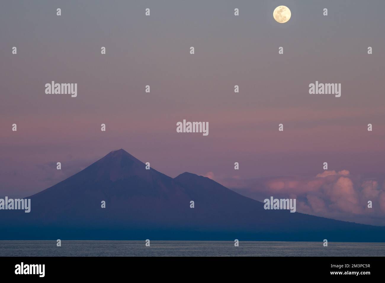 Giant Volcano in Papua New Guinea - Ring of fire large Volcano in the ...