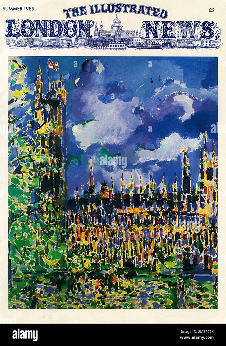 ILN front cover - Summer 1989, Westminster Stock Photo - Alamy