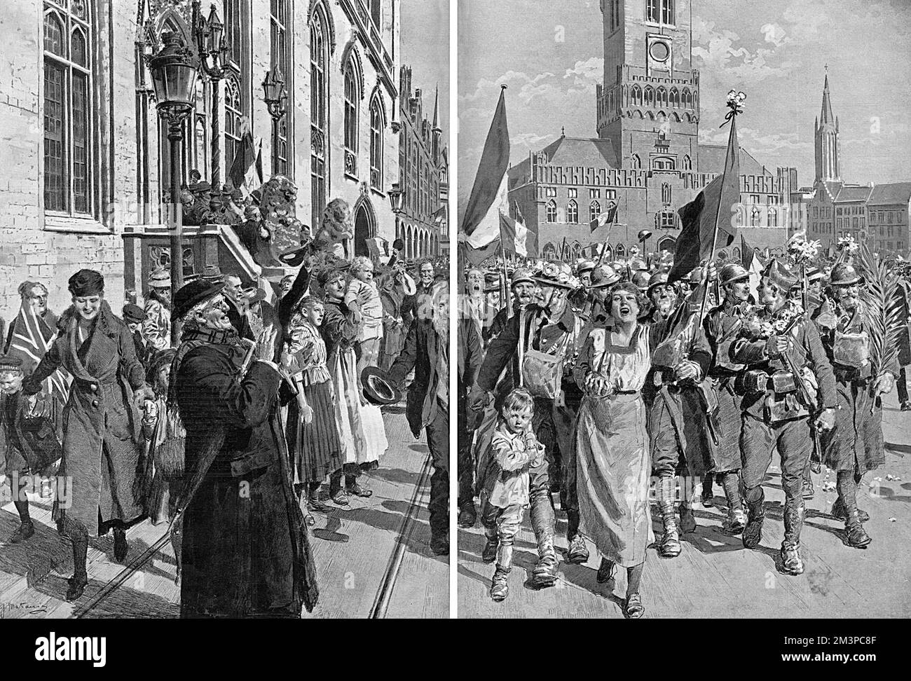 Balconies flags Black and White Stock Photos & Images - Alamy