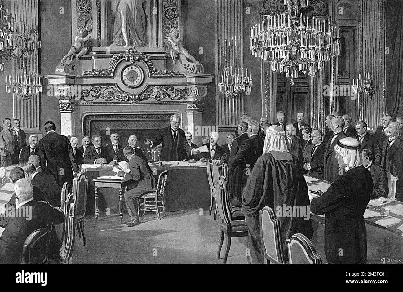 Peace conference delegates hi-res stock photography and images - Alamy