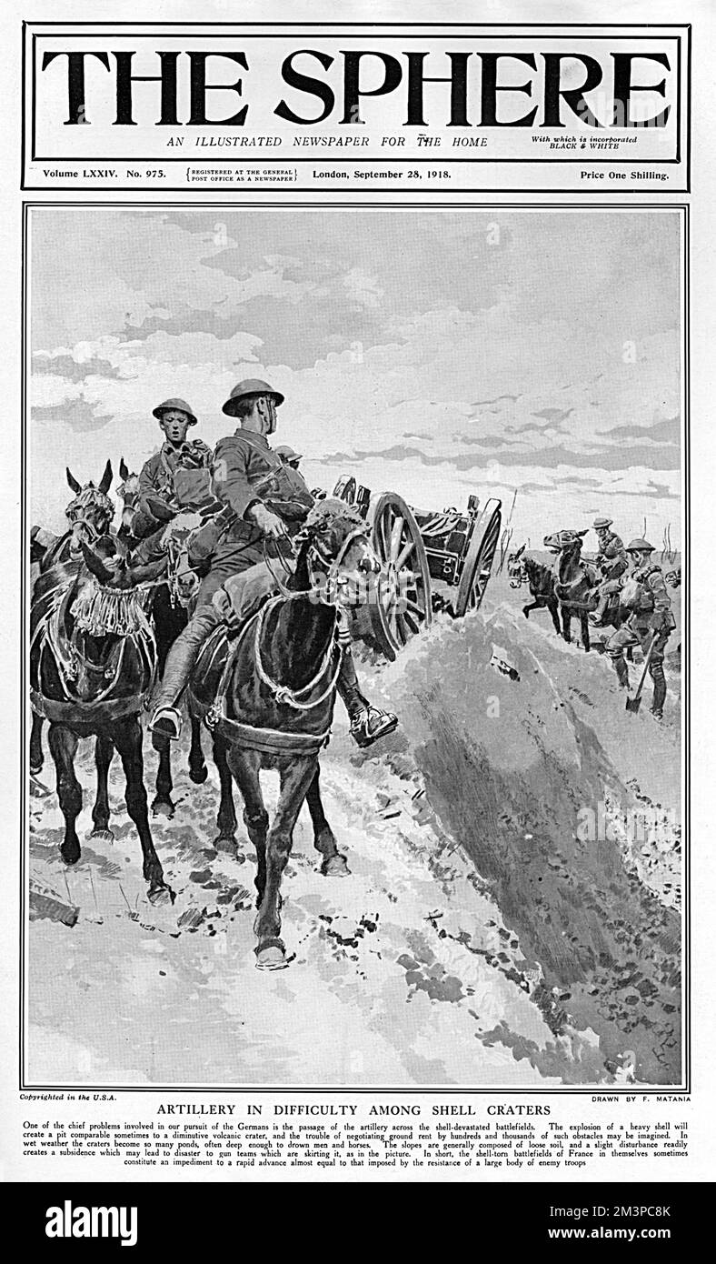 Artillery shell craters hi-res stock photography and images - Alamy