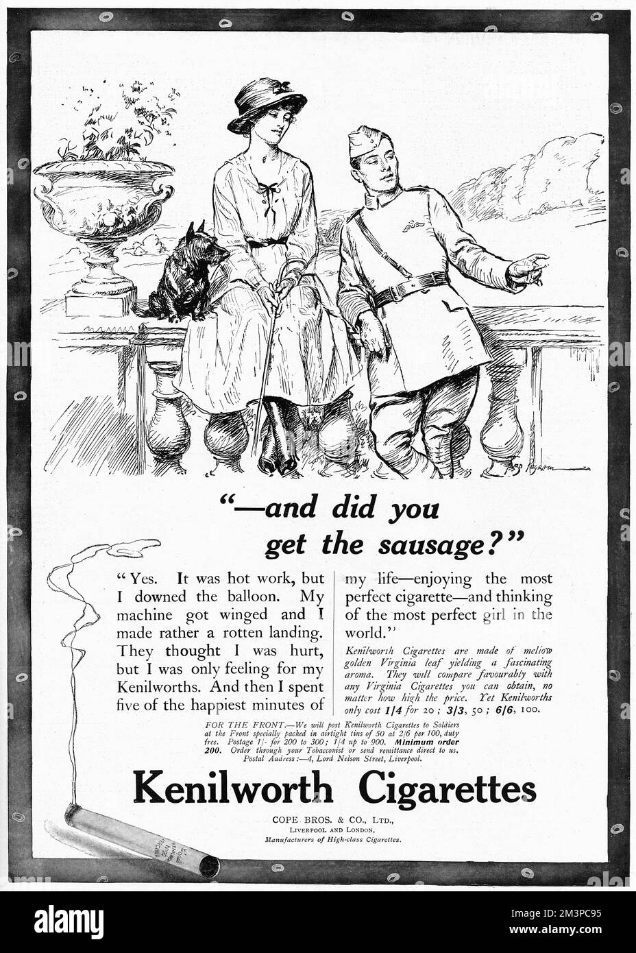 Cigarettes advert cigarettes Black and White Stock Photos & Images - Alamy