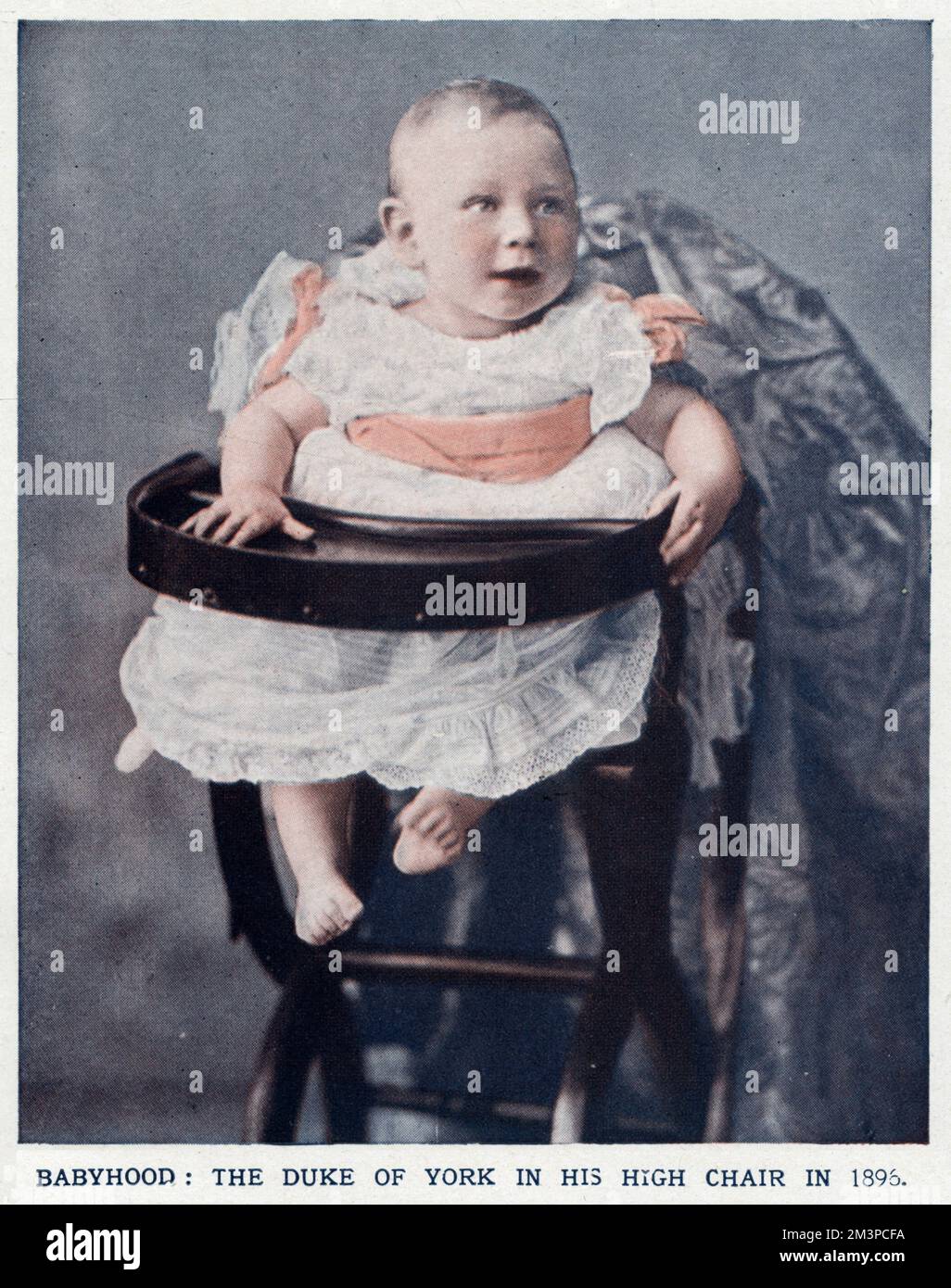 Prince Albert in high chair Stock Photo - Alamy