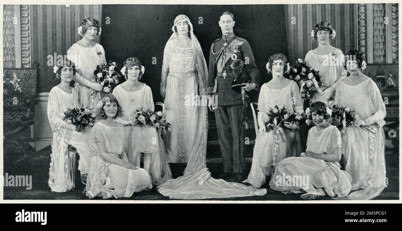Wedding group photograph on the occasion of the marriage of Lady ...