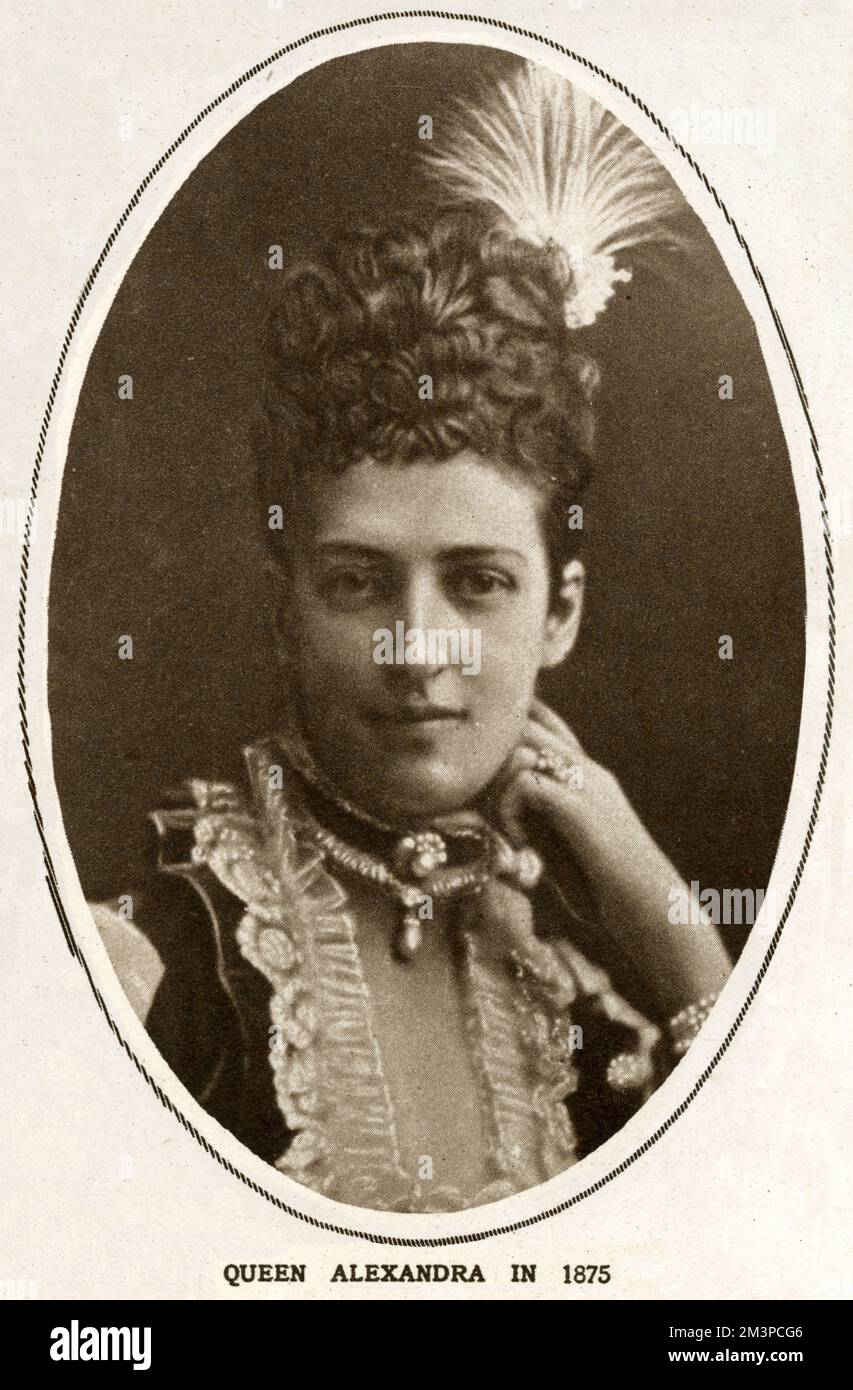 Alexandra of Denmark (1844 - 1925), later Queen Alexandra consort to ...