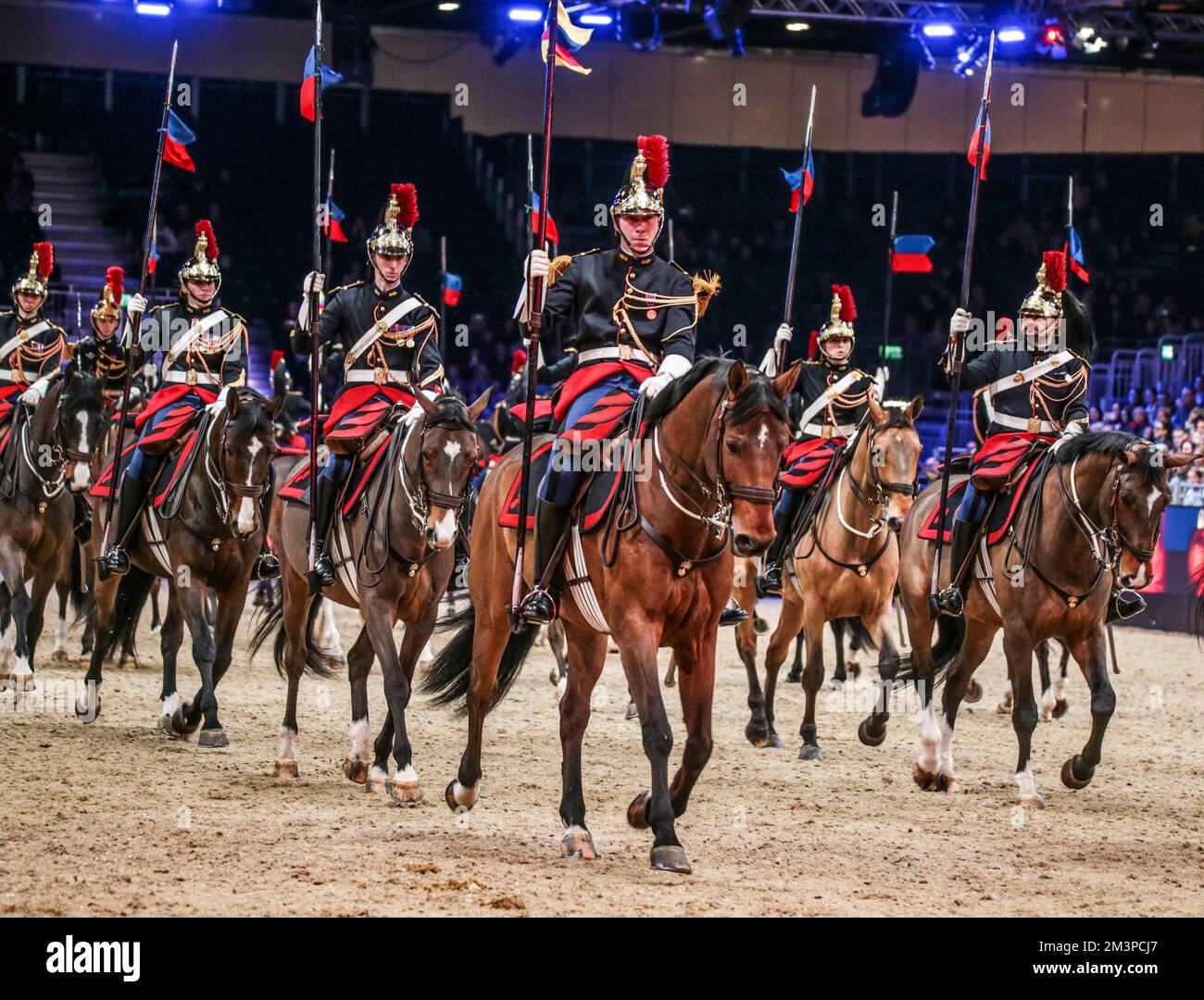 London UK 16 December 2022 The World famous French Cavalry Regiment ...