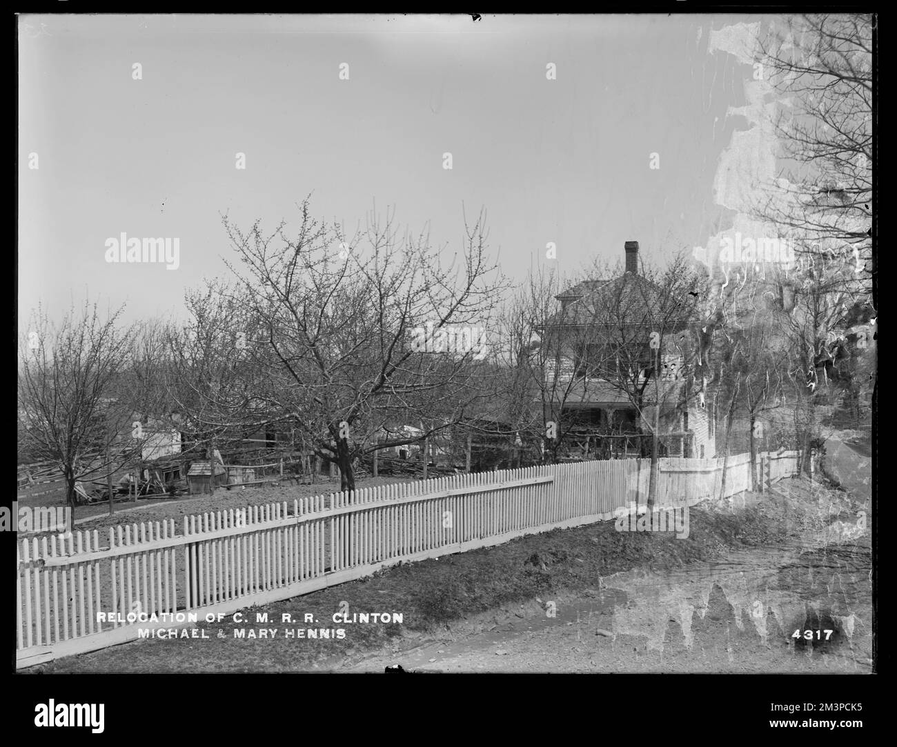 Relocation Central Massachusetts Railroad, Michael and Mary Hennis ...