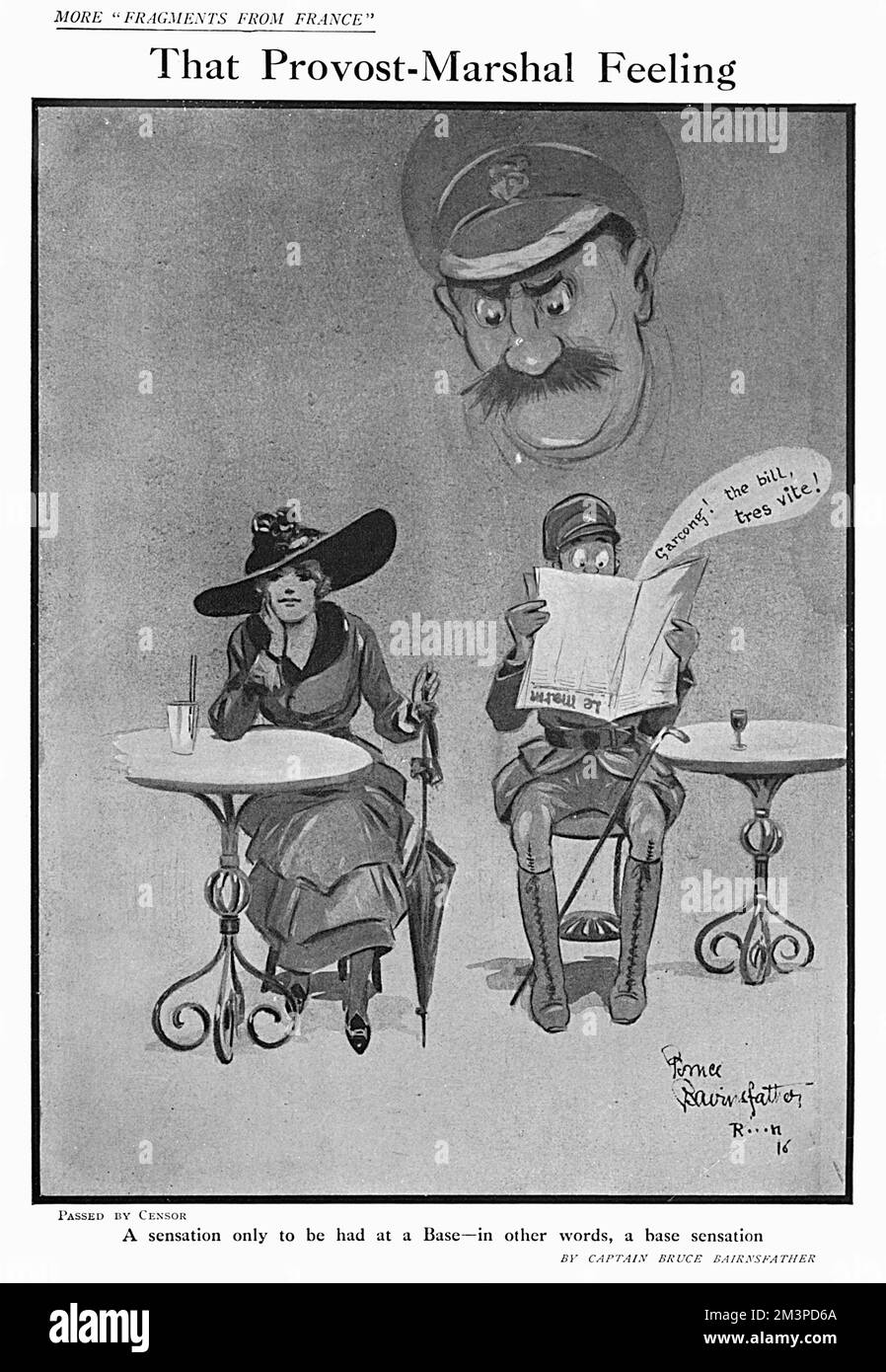 'That Provost-Marshal Feeling' 'A sensation only to be had at a Base ...