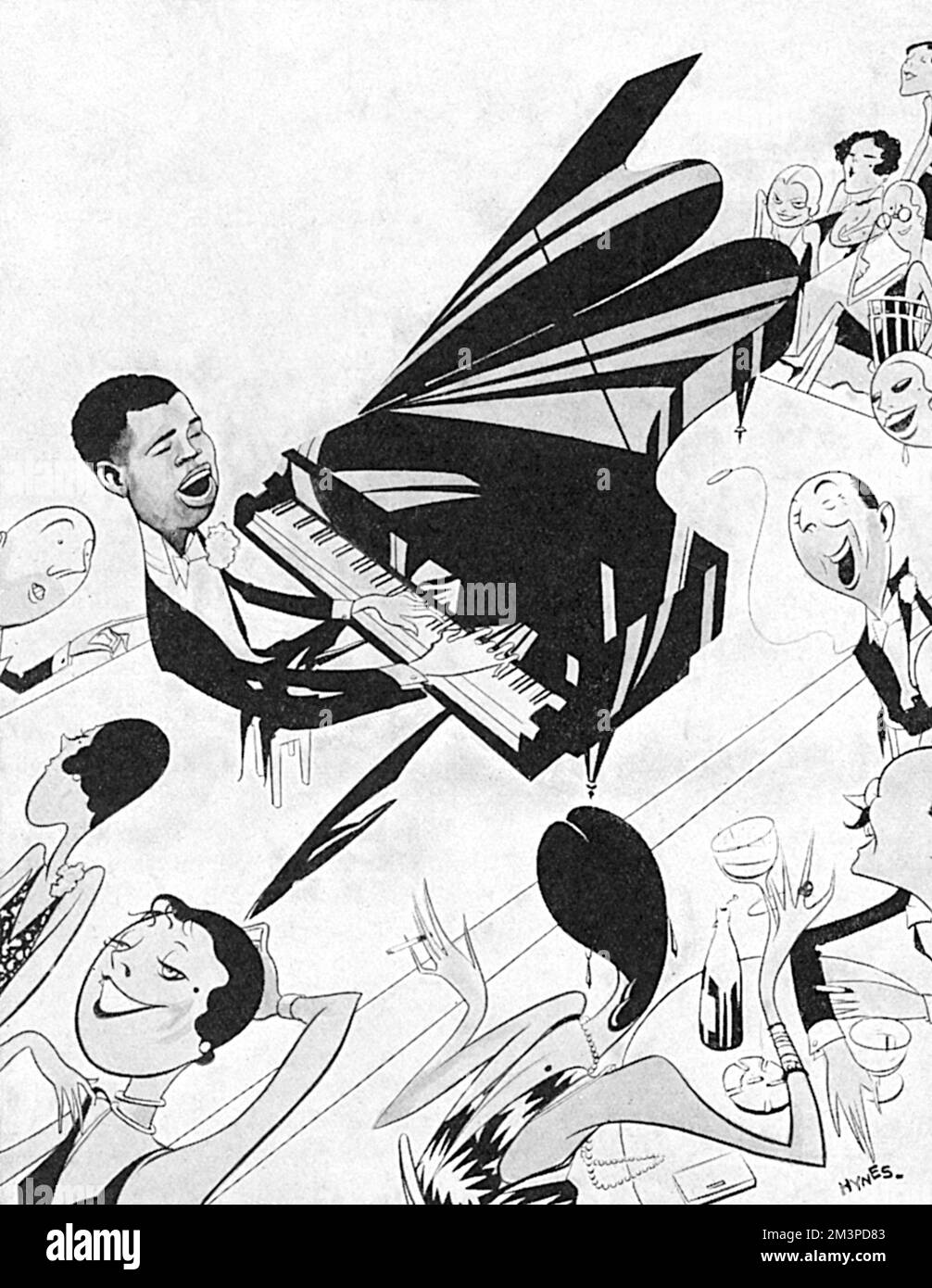 Gathering round Hutch by Hynes Stock Photo - Alamy