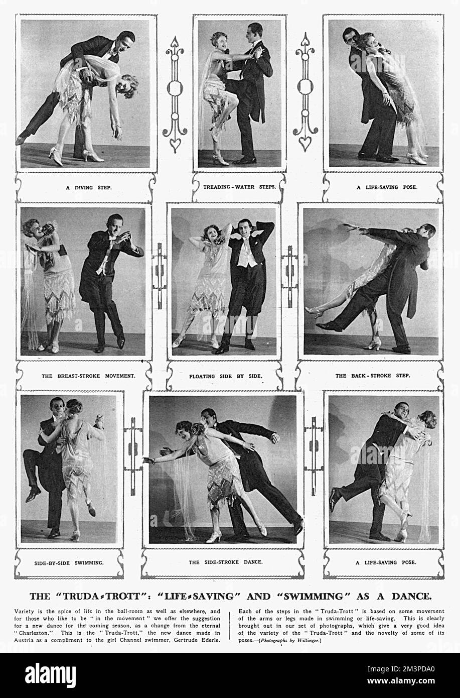 A new dance - the Truda-Trott, 1927 Stock Photo - Alamy