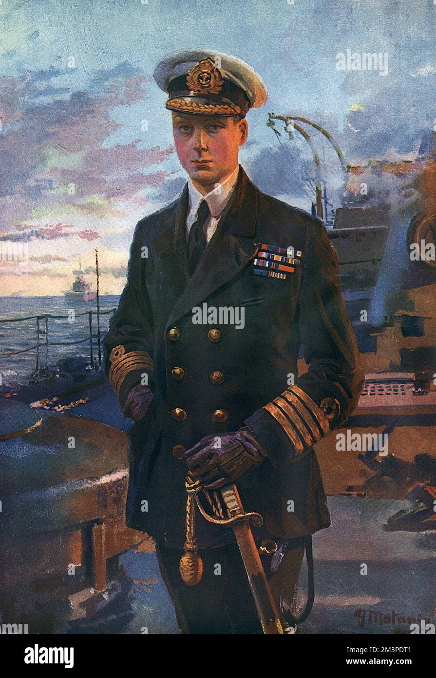 Portrait of Edward, Prince of Wales (later King Edward VIII, then Duke ...