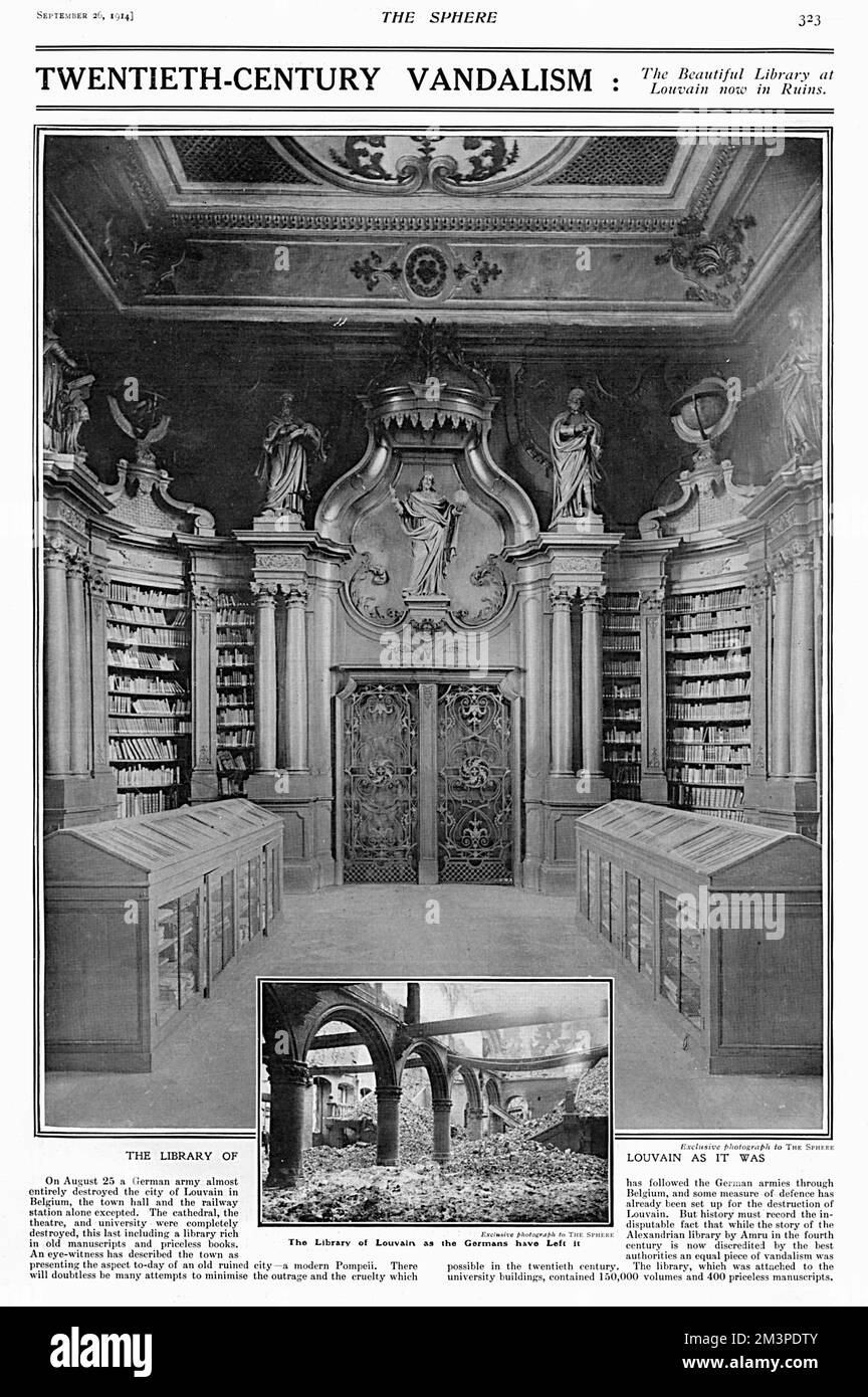 Destruction ww1 library hi-res stock photography and images - Alamy