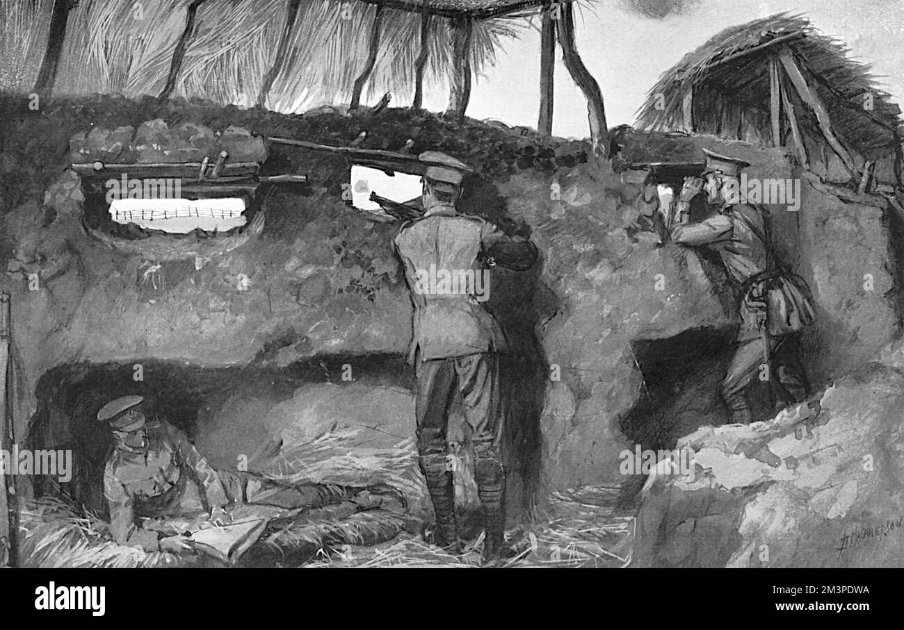 World war i trench system Black and White Stock Photos & Images - Alamy