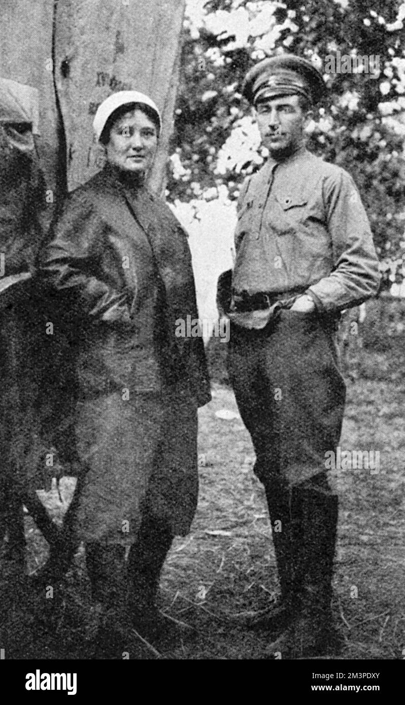 Mr Scotland Liddell, Sphere correspondent on Russian Front Stock Photo ...