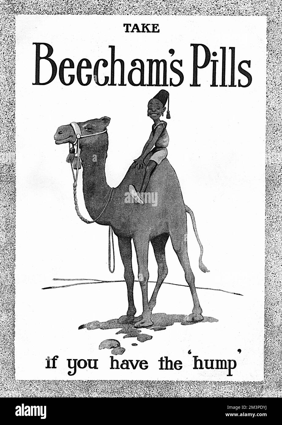 Beecham's Pills advertisement by Bruce Bairnsfather Stock Photo - Alamy