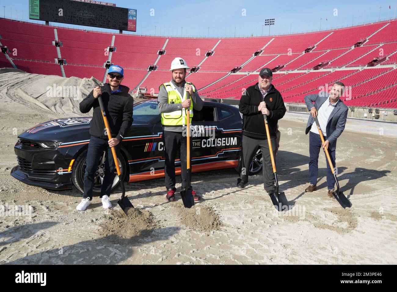 Hendrick Motorsports No. 5 Chevrolet Camaro driver Kyle Larson, Jeremy ...