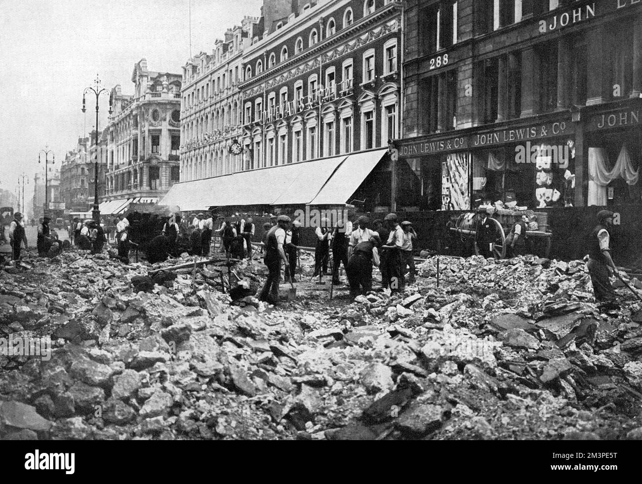 After a number of London thoroughfares were badly neglected during the ...