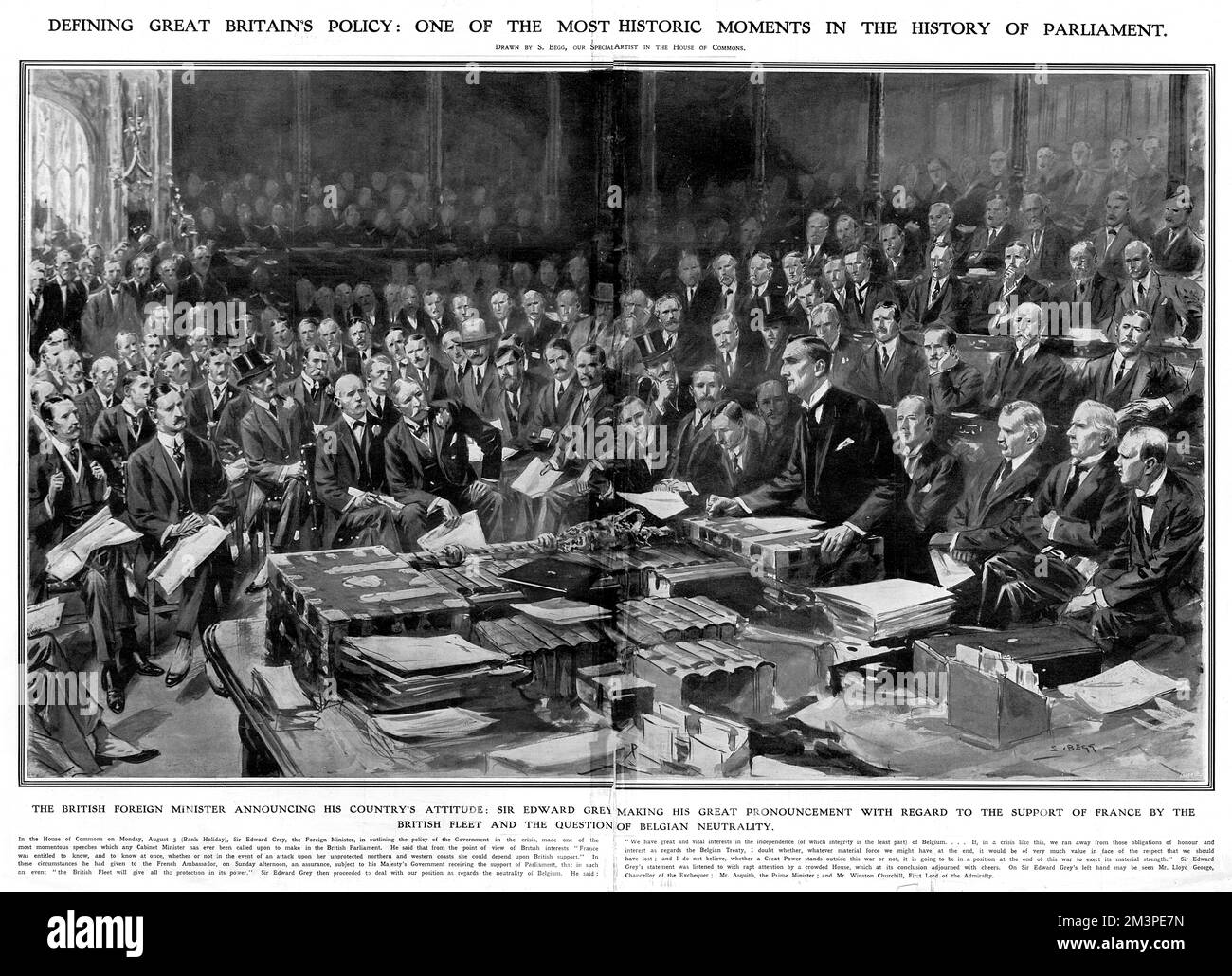 Eve of the first world war Black and White Stock Photos & Images - Alamy