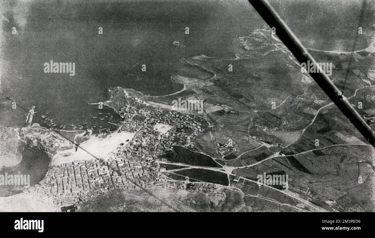 WW1 - Aerial view of Gallipoli, 1915 Stock Photo - Alamy